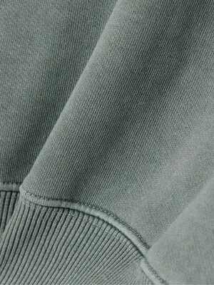 SLVRLAKE Cropped Cotton-jersey Sweatshirt