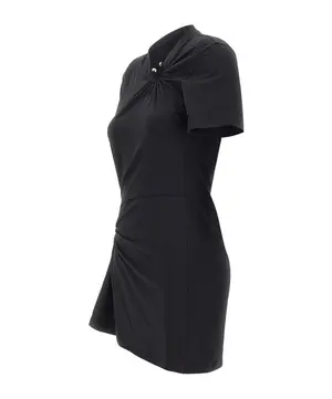 Rabanne Cut-out Draped Mini Dress