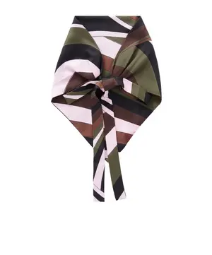 Emilio Pucci Printed Silk-twill Bandana - Black