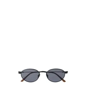 THISTLES Oval-frame Metal Sunglasses - Gray
