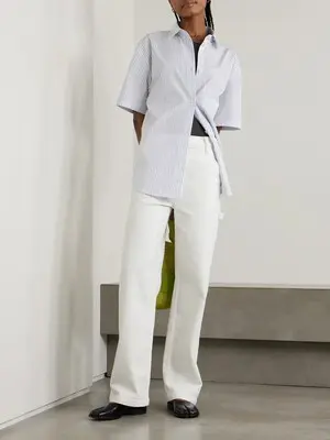 MOTHER High-rise Straight-leg Jeans