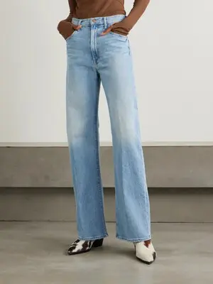 MOTHER High-rise Wide-leg Jeans