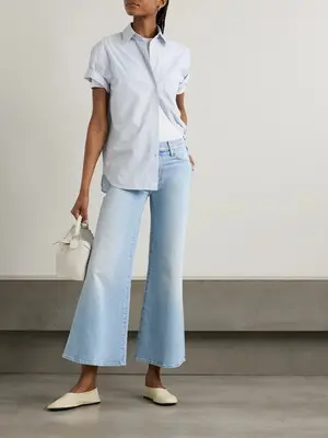 MOTHER High-rise Wide-leg Jeans