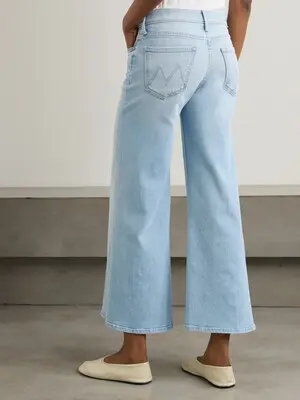 MOTHER High-rise Wide-leg Jeans