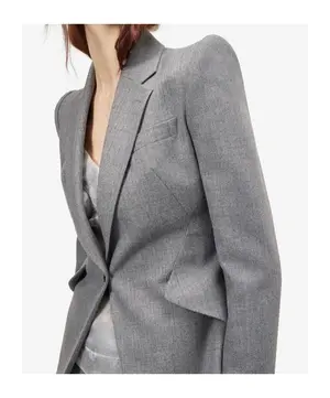 Alexander McQueen Wool Pinstripe Single-breasted Jacket