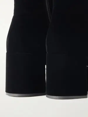 GIANVITO ROSSI Velvet Ankle Boots