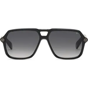 Philipp Plein Sunglasses Plein Hexagon Stud - Black