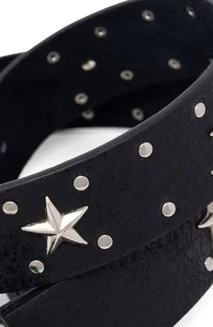 Mnml Star Stud Leather Belt