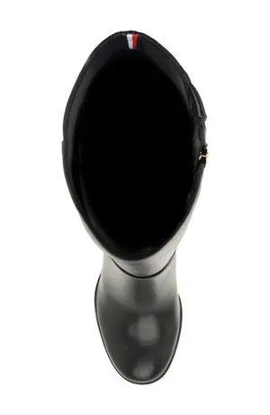Tommy Hilfiger Umbra Knee High Faux Leather Boot - Black