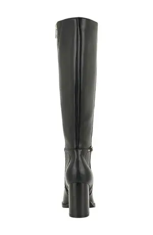 Tommy Hilfiger Umbra Knee High Faux Leather Boot - Black