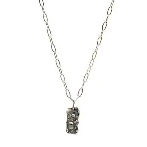 AMONTA Ancestral Roots I – Oxidised Pendant Necklace - Silver