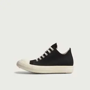 Rick Owens Denim Sneaks - Black/milk