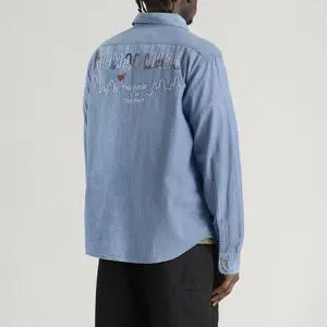 HUMAN MADE Embroidered Chambray Shirt