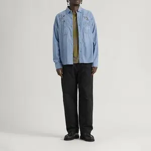 HUMAN MADE Embroidered Chambray Shirt