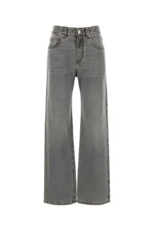 Brunello Cucinelli Grey Denim Jeans - Gray