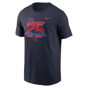 Nike Houston Texans 25th Season Nfl T-shirt - Blue
