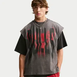Nike Chicago Bulls Standard Issue Sleeveless Basketball Top - Grey