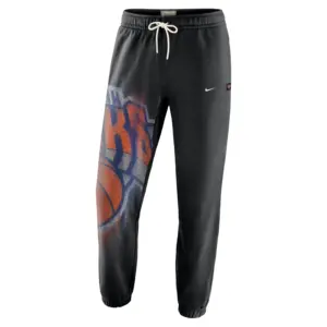 Nike New York Knicks Standard Issue Fleece Basketball Pants - Black