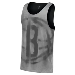 Nike Brooklyn Nets Standard Issue Basketball Jersey - Grey