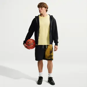 Nike Los Angeles Lakers Standard Issue Fleece Basketball Shorts - Black