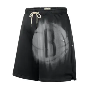 Nike Brooklyn Nets Standard Issue Fleece Basketball Shorts - Black