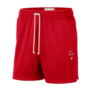Nike Chicago Bulls Standard Issue Dri-fit 5" Basketball Mesh Shorts - Red