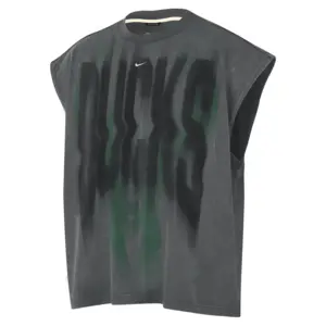 Nike Milwaukee Bucks Standard Issue Sleeveless Basketball Top - Grey