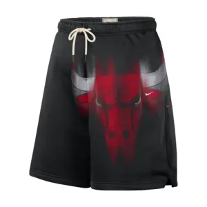 Nike Chicago Bulls Standard Issue Fleece Basketball Shorts - Black