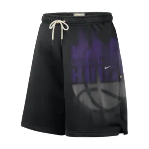 Nike Sacramento Kings Standard Issue Fleece Basketball Shorts - Black