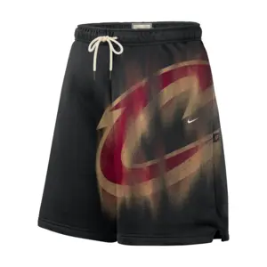 Nike Cleveland Cavaliers Standard Issue Fleece Basketball Shorts - Black