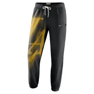 Nike Los Angeles Lakers Standard Issue Fleece Basketball Pants - Black