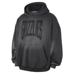 Nike Memphis Grizzlies Standard Issue Therma-fit Fleece Basketball Pullover Hoodie - Grey