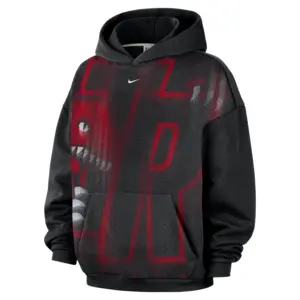 Nike Toronto Raptors Standard Issue Fleece Basketball Hoodie - Black