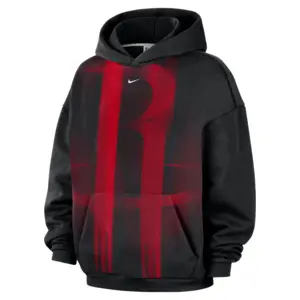 Nike Houston Rockets Standard Issue Nba Fleece Basketball Hoodie - Black