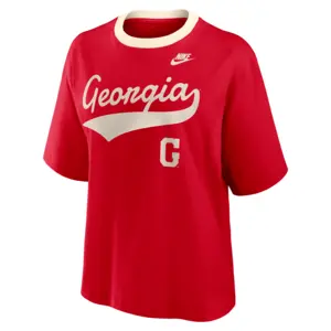 Nike Georgia Legacy Fight Song Boxy College T-shirt - Red