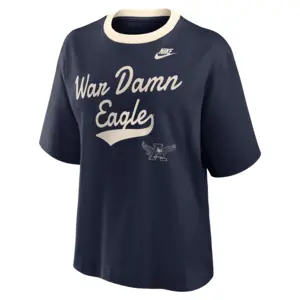Nike Auburn Legacy Fight Song Boxy College T-shirt - Blue
