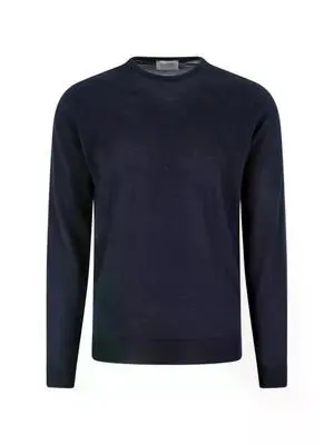 John Smedley Lundy Fine-knit Sweater - Blue