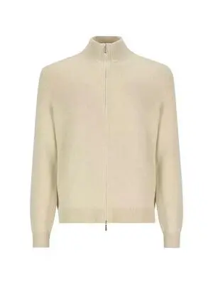 Loro Piana Parksville Cashmere Cardigan - Neutrals