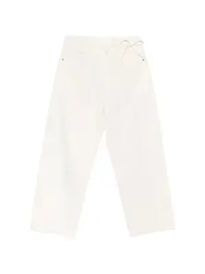 NEW AMSTERDAM SURF ASSOCIATION Tie-fastening Wide-leg Jeans - Neutrals