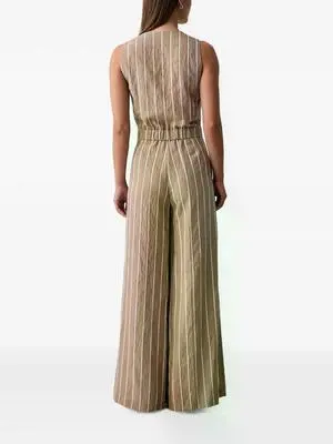 MORGAN Striped Wide-leg Jumpsuit