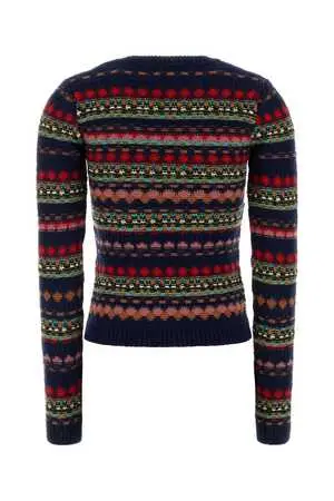 Dries Van Noten Embroidered Wool Sweater