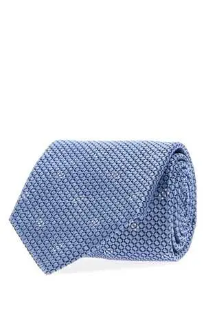 Brioni Embroidered Silk Tie - Multicolor