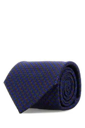 Brioni Embroidered Silk Tie - Multicolor