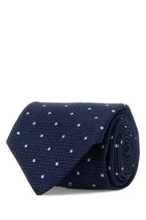 Brioni Embroidered Silk Tie - Multicolor