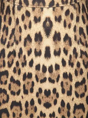 Roberto Cavalli Animal Print Midi Dress