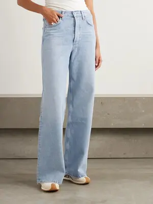 AGOLDE High-rise Wide-leg Jeans - No