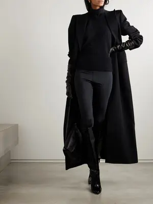 Magda Butrym Open-back Mohair-blend Turtleneck Tank