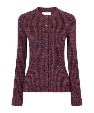 Rabanne Ribbed-knit Buttoned Cardigan - No