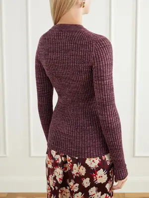 Rabanne Ribbed-knit Buttoned Cardigan