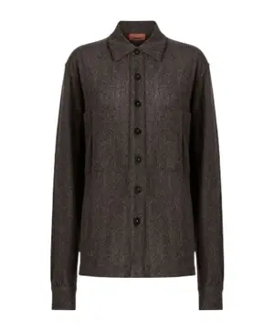 Missoni Regular-fit Long-sleeve Shirt - Brown